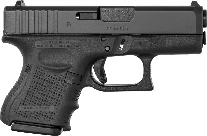 Glock UG2650201 G26 Double 3.4" 10+1 Black Grip Black