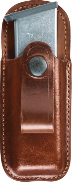 Bianchi 23174 21 Open Top Mag Pouch Colt Govt 45 Tan Leather