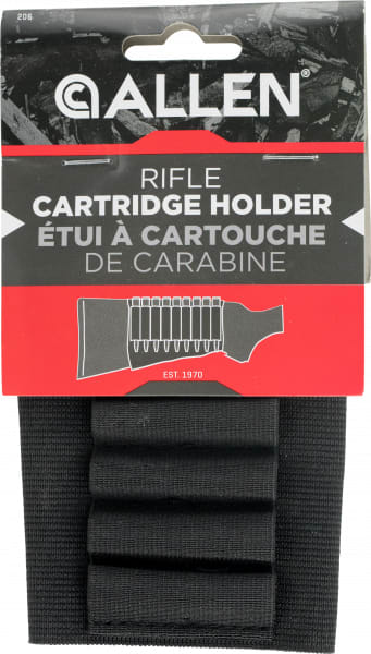 Allen 206 Basic Buttstock Shell Holder Rifle 9 Rds Elastic Black