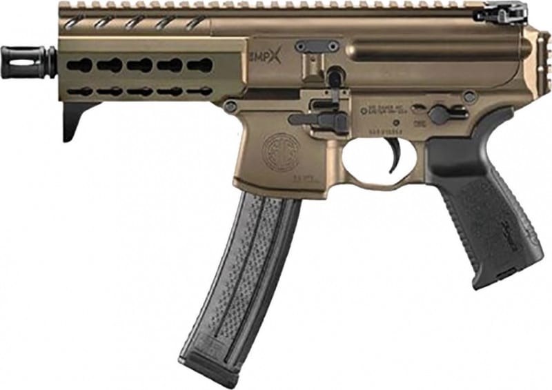 Sig Sauer MPX-K-9-KM-FDE MPX 4.5 PDW FDE Semi 30rd PL MAG