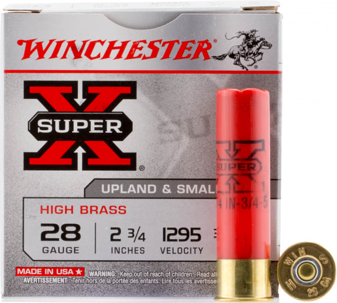 Winchester Ammo X285 Super-X High Brass 28GA 2.75" 3/4oz #5 Shot