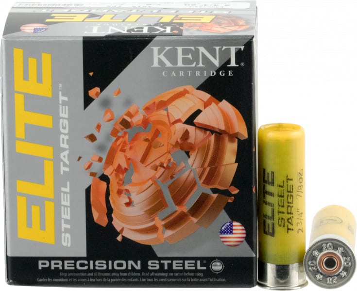 Kent Cartridge E20ST247 Elite Steel Target 20GA 2.75" 7/8oz #7 Shot