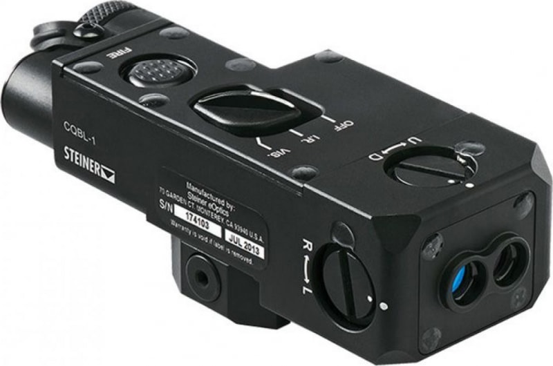 Steiner 9030 CQBL-1 Red LED IR Pointer Black Chassis