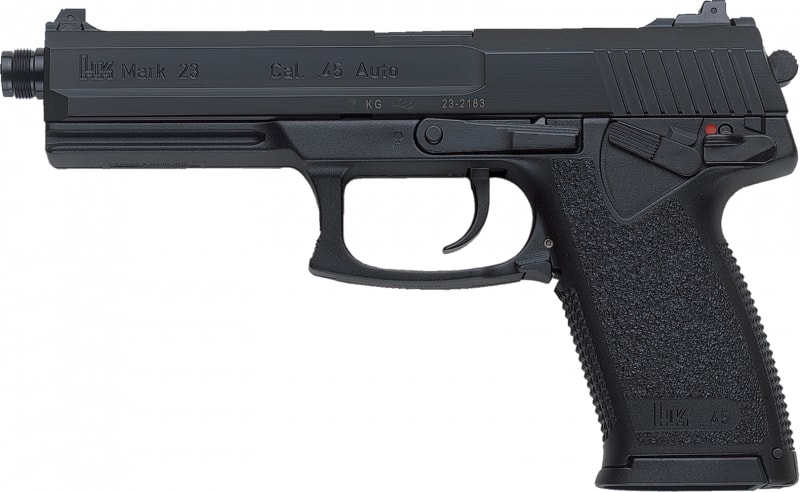 HK 723001A5 Mark 23 SAO 10+1 5.87" Modular Synthetic Grip Black Poly