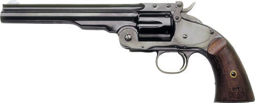 Cimarron CA852 NO.3 Schofield .44-40 7" FS Blued Walnut Revolver