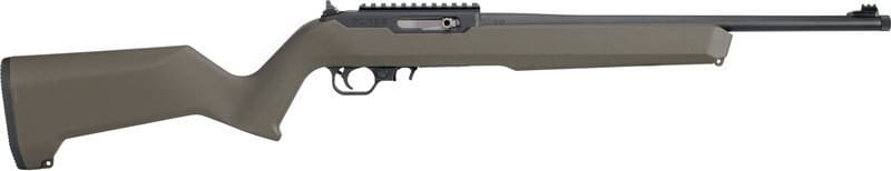T/C Firearms 12299 TCR22 Rifle .22LR 10rd 17" BluedED/OD Green Synthetic