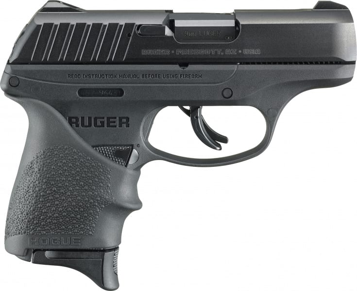 Ruger EC9s Handgun 9mm Luger 7rd Mag 3.12" Barrel Black