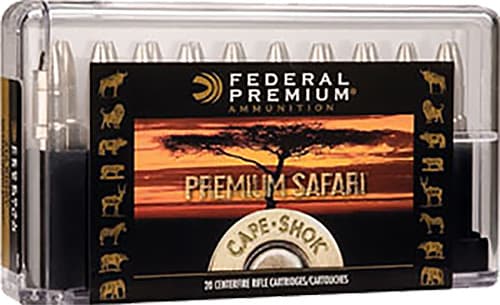 Federal P375F Cape-Shok 375 H&H Magnum Nosler Partition 300 GR - 20rd