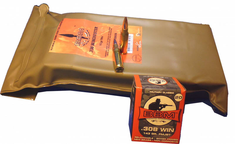 BBM 308FM143ZA Target Battlepack 308 Winchester/7.62 NATO 143 GR Full