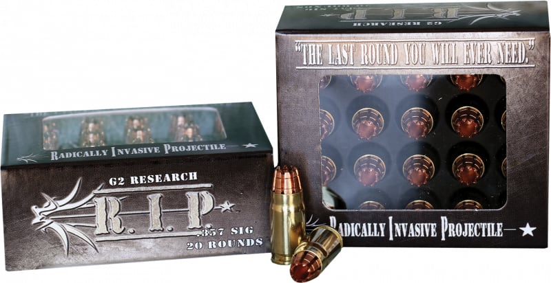 G2 Research G00007 RIP 357 SIG R.I.P 357 Sig 92 GR Hollow Point - 20rd