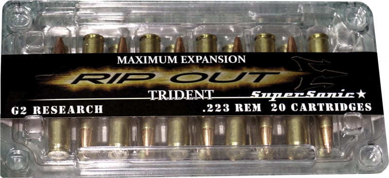 G2 Research RIP 223 RIP 223 Trident SuperSonic 223 Rem 65 GR HP - 20rd