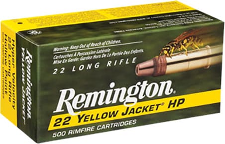 Remington 1722 Yellow Jacket 22 LR Truncated Cone Hollow Point 33 GR
