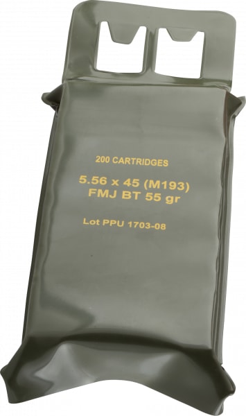 PPU PPN5561BP Mil-Spec M193 Battle Pack .223/5.56 NATO 55 GR Full Metal