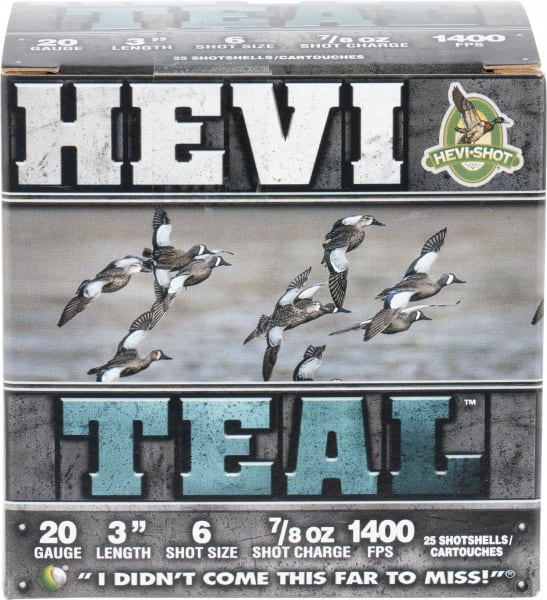 HEVI-Shot 62006 HEVI-TEAL 20 3" 6 7/8 - 25sh Box