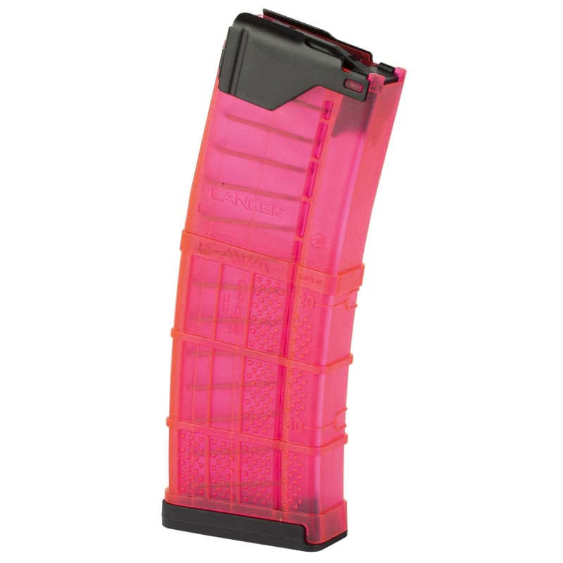 Lancer Systems L5AWM AR-15/M4 30 Round 223/556/300BLK Translucent PINK ...