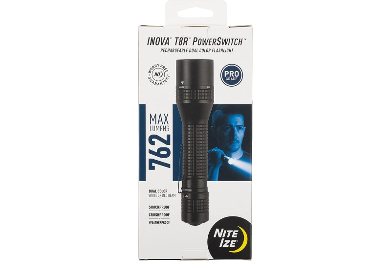 Nite Ize T8RA-01-R8 Inova T8R PowerSwitch Rechargeable Dual Color