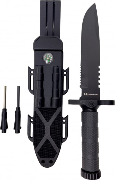 Humvee HMV-KFXB-01 Next-Gen. Survival Knife w/Sharpener & F