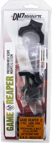 DNZ Game Reaper 2 Scope Mount/Ring Combo Matte Black Browning X-Bolt