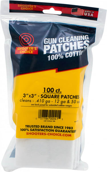 Shooters Choice 919SQ100 Cleaning Patches For Sale - ClassicFirearms.com