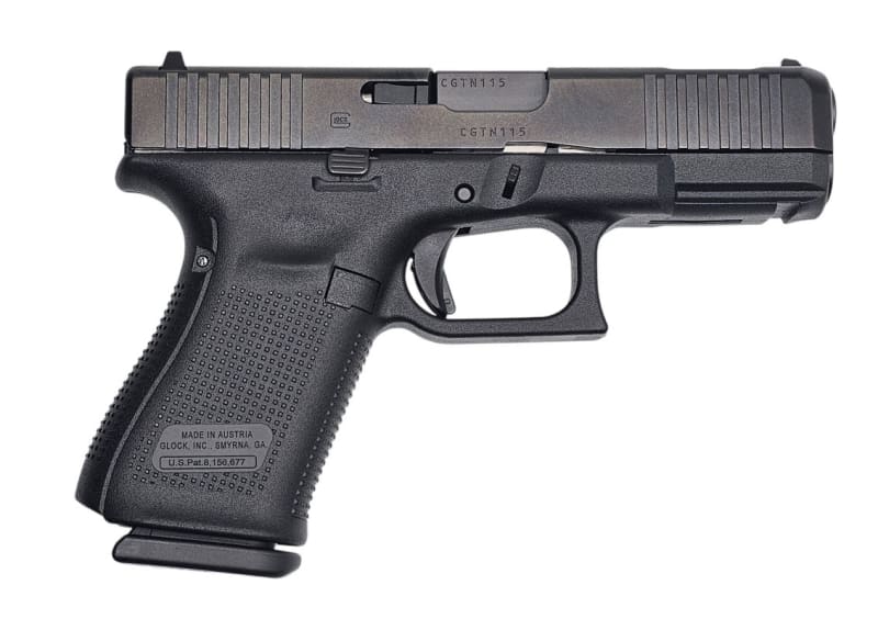 Glock 19C V, Compensated, Semi-Automatic Pistol, 4" Ported Barrel, 9mm ...