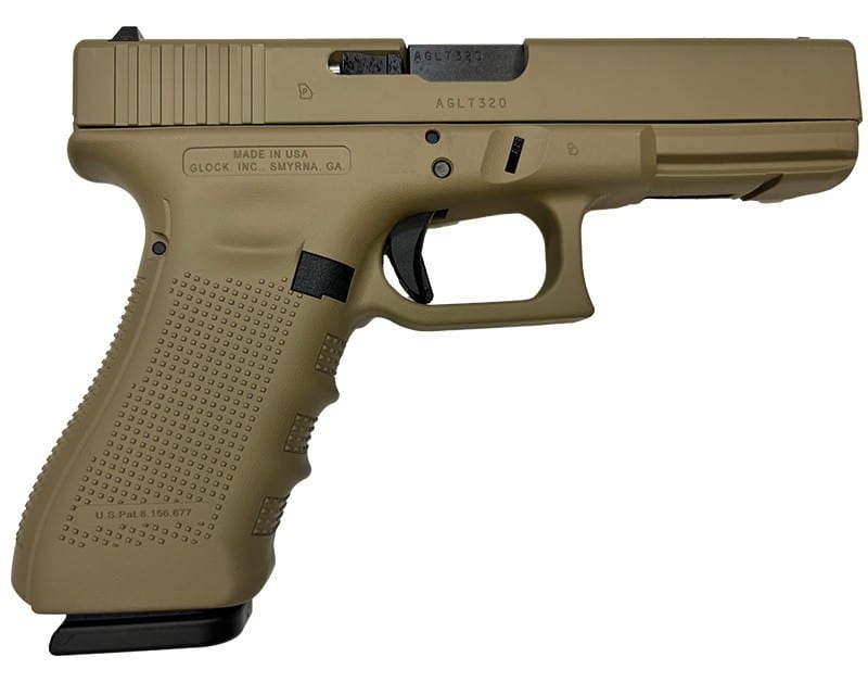 Glock 17 Gen 4 9mm 4.5" BBL 17rd Semi-Auto Pistol w/ 3 Mags - Coyote Tan