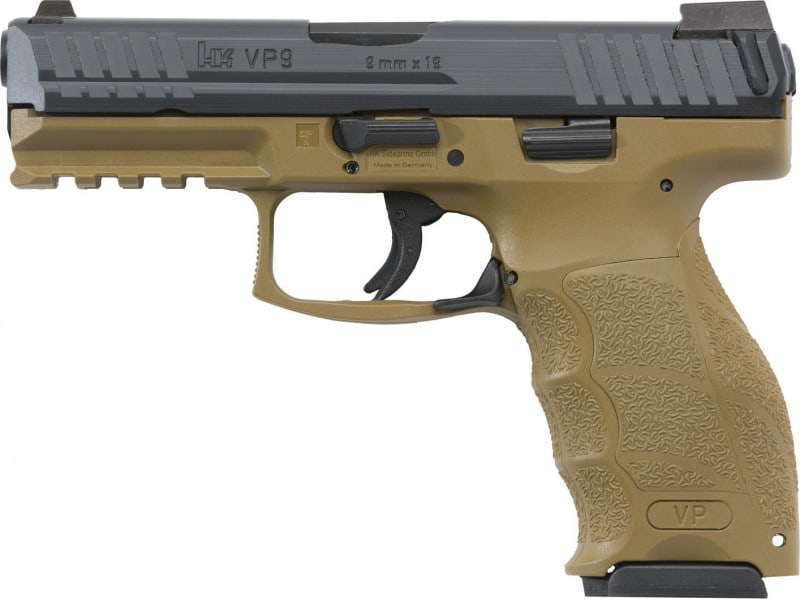 HK 700040FDELEL VP40 Double 40 S&W 4.09" 10+1 3 Mags NS FDE