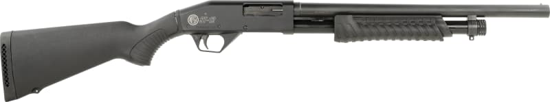 Rossi ST12 Pump Action Shotgun 12 ga 3" Chamber 4/rd 18.5" Barrel Black