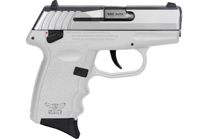 SCCY Industries CPX-4TTWT CPX-4 10+1 2.96" White Polymer Serrated SS