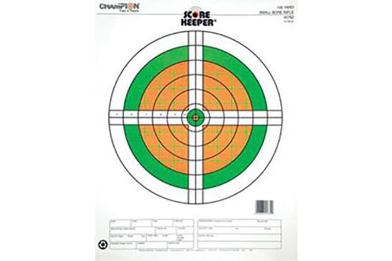 Champion Targets 45762 Score Keeper Sight-In Bullseye Paper Hanging 100