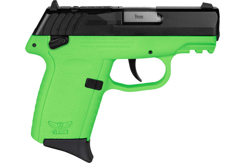SCCY Industries CPX1CBLGRDRG3 CPX-1 Gen 3 RDR 10+1 3.10" Lime Green