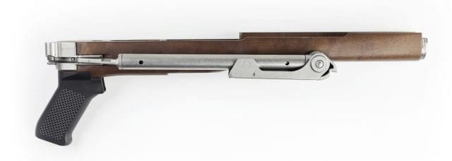 Samson 10-00001-00 A-TM Folding Stock Stainless Steel & Walnut Finish