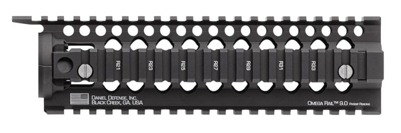 Daniel Defense 00510002 Omega Handguard Rail AR-15 Aluminum Black Hard