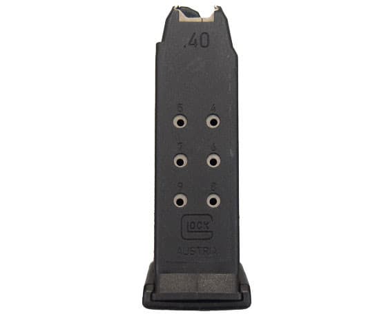 Glock .40 Cal 9 Round Capacity Mags Factory For Glock 27 Pistols Used