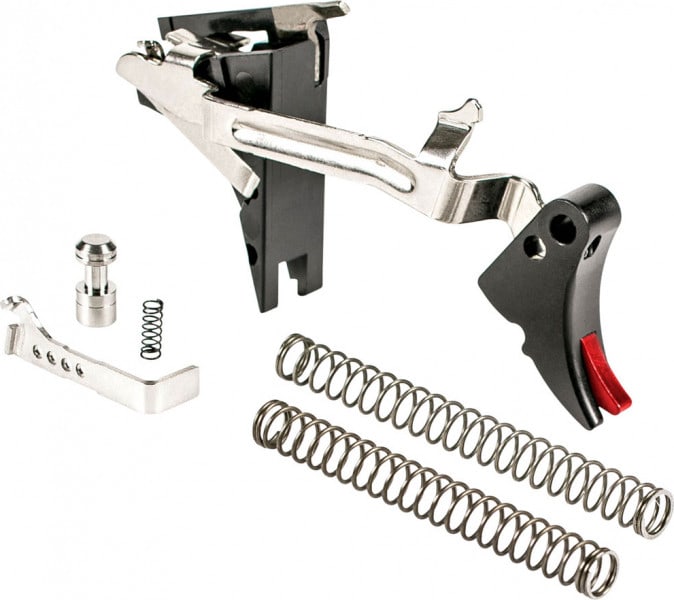 ZEV Technologies Adjustable Fulcrum Trigger Drop-In Kit, 4th Gen, 9mm