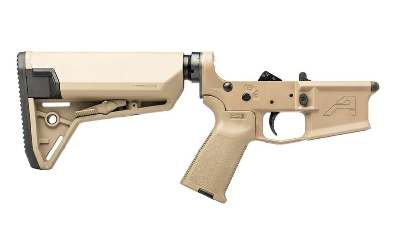 Aero Precision M4E1 Complete Lower w/ FDE MOE Grip SL-S Carbine Stock FDE