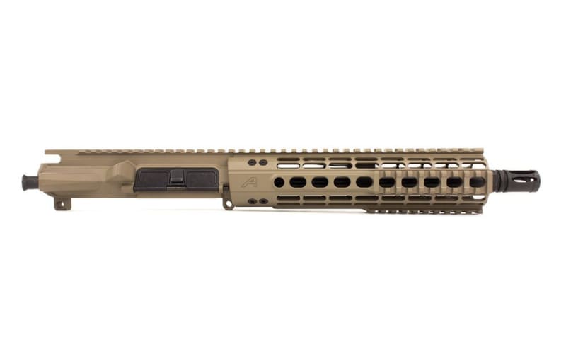 Aero Precision M4E1 Enhanced 10" .300out Complete Upper 9" Quad Rail FDE