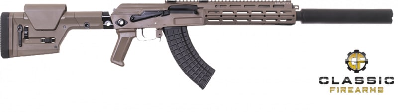 Arsenal Inc. AK-20 16"BBL 7.62x39 30rd Free-Float AK-47 DMR Rifle FDE