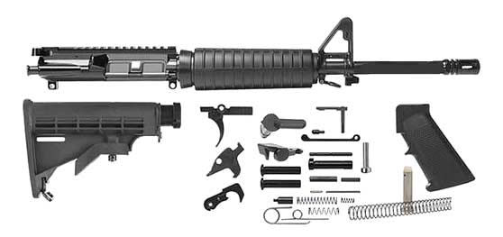 Del-Ton AR-15 16" H-Bar Rifle Parts Kit - RKT101 - No FFL Required