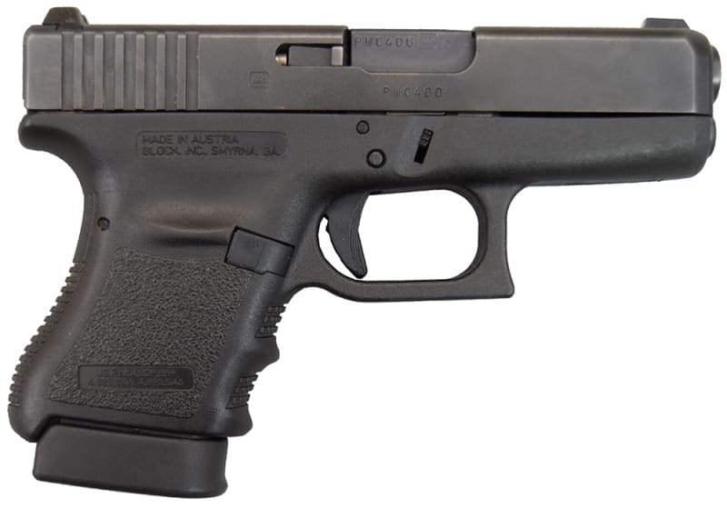 Glock 36 .45 ACP SubCompact Slimline 3.78" 2-6rd Mags