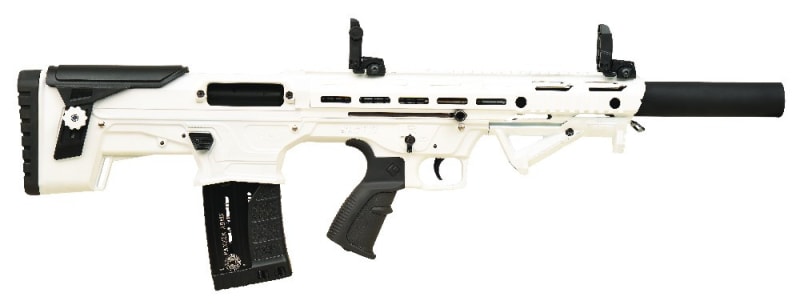 Panzer BP-12 12GA 18.5" BBL Bullpup Style Semi-Auto Shotgun, Alpine White