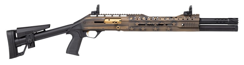 Panzer Arms EG-240 Mod2, Semi-Auto Tactical Shotgun,18.5", 12 Ga, 3", 7 ...