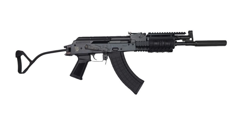 Pioneer Arms GROM Series Semi-Auto 7.62x39 AK-47 Style Rifle W/Quad ...
