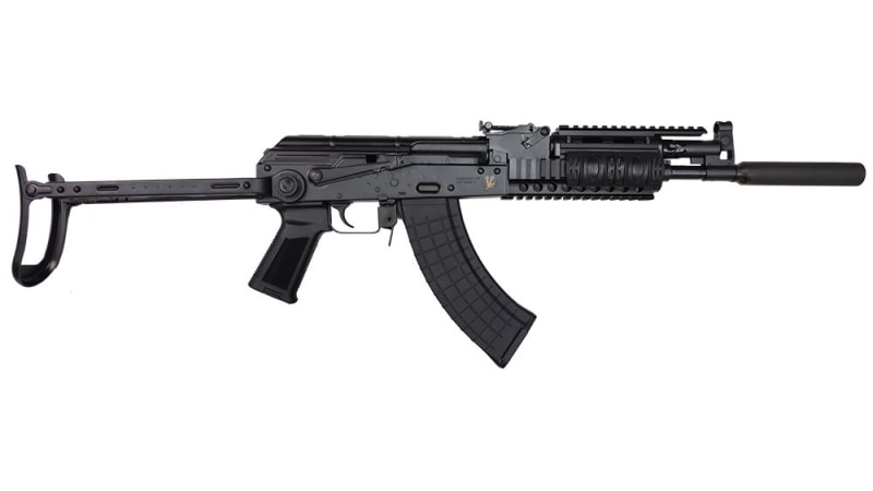 Pioneer Arms GROM Series Semi-Auto 7.62x39 AK-47 Style Rifle W/ Quad ...