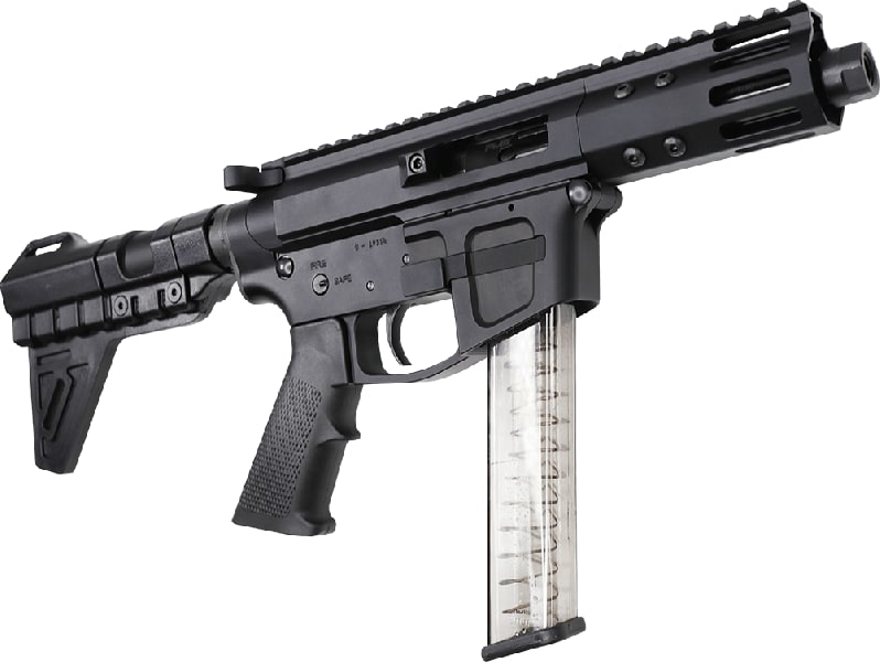 Foxtrot Mike FM-9 AR-15 Pistol 9mm 5" Threaded Barrel Glock Mag