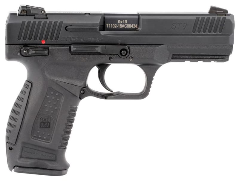 SAR USA ST9 Semi-Auto Pistol 4.5" Barrel 9mm 17rd ST9BL