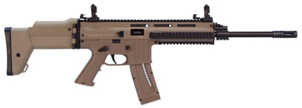 ISSC MK22 Gen2 22 LR Tan Folding Stock - 16in, 22rd - 21103