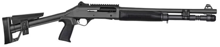 Panzer M4 Tactical 12GA 18.5" BBL 5rd Semi-Auto Shotgun, Disruptive Gray