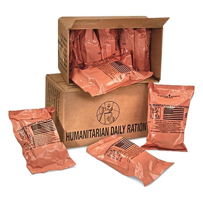 Meals Ready To Eat, U.S. Military Surplus, Humanitarian Daily Ration ...