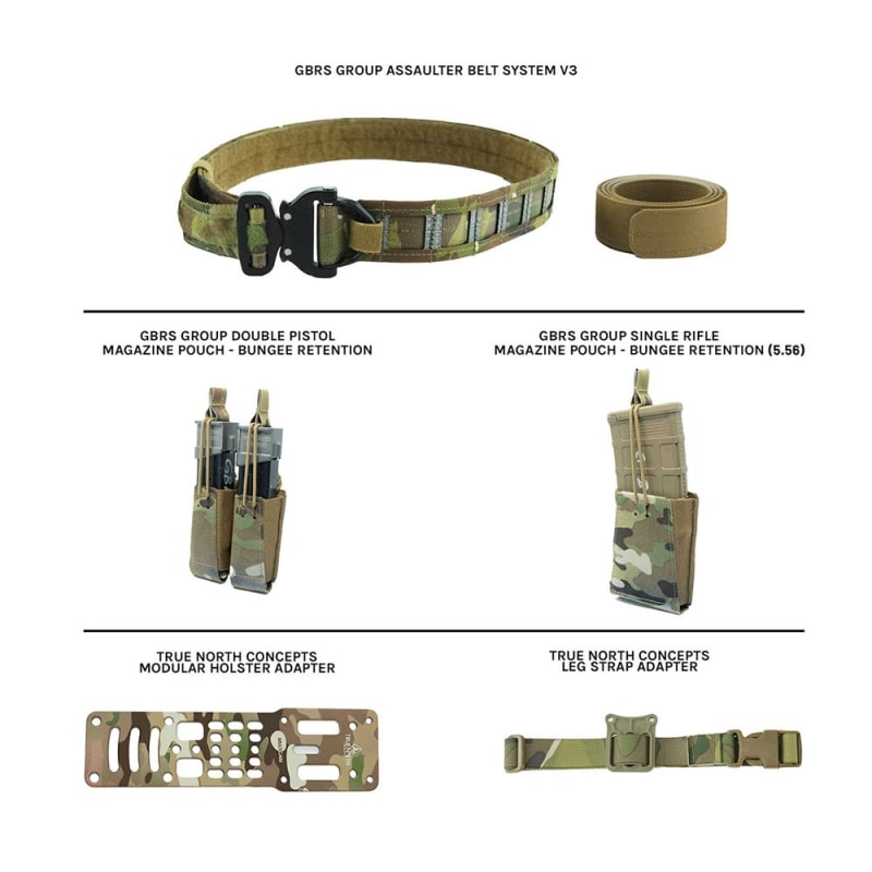 GBRS Group Assaulter Belt Bundle - Includes Inner/Outer Belt, 1 Rifle ...
