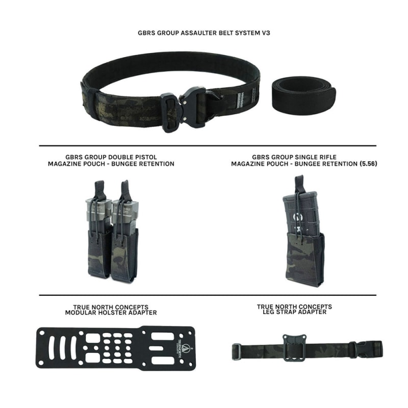 GBRS Group Assaulter Belt Bundle - Includes Inner/Outer Belt, 1 Rifle ...
